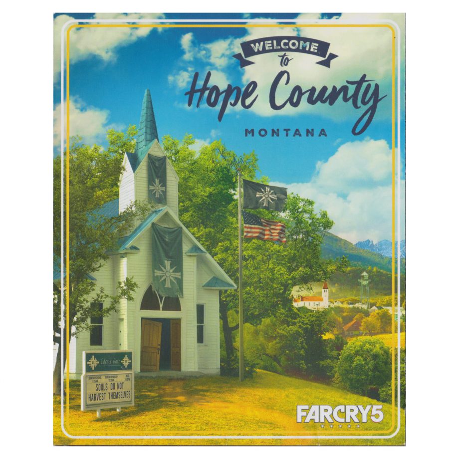 Far Cry 5 Hope County Game World Map & Poster ⋆ Soundtracks Shop